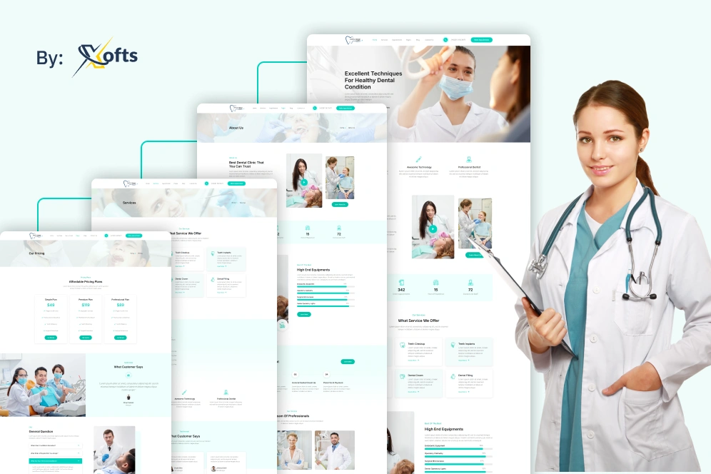 Dental Repair Clinic – Professional Dentist Website Design